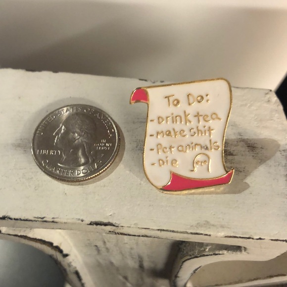 Jewelry | To Do List Pin | Poshmark